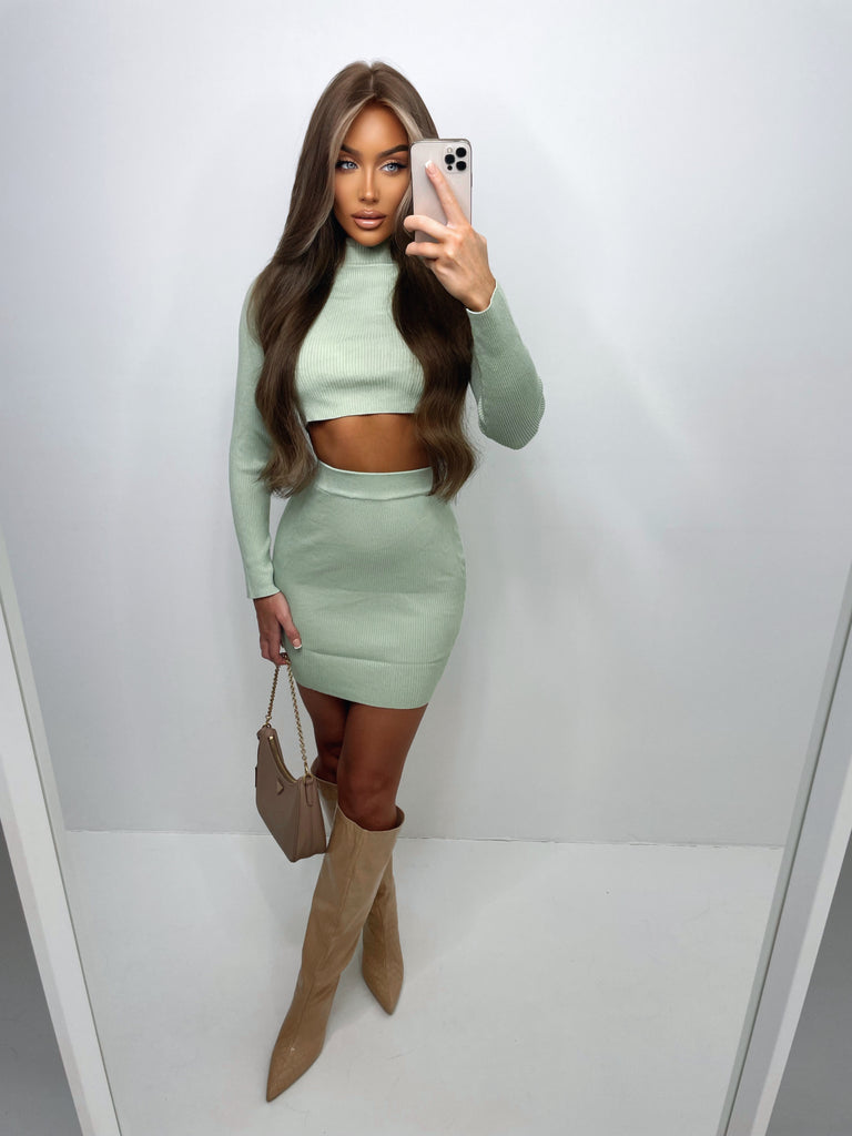 Tamara Ribbed Two Piece - Sage (SALE) – Sorelleuk
