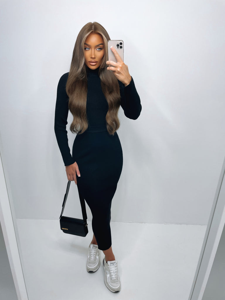 Lorelei Ribbed Two Piece Black Sale Sorelleuk