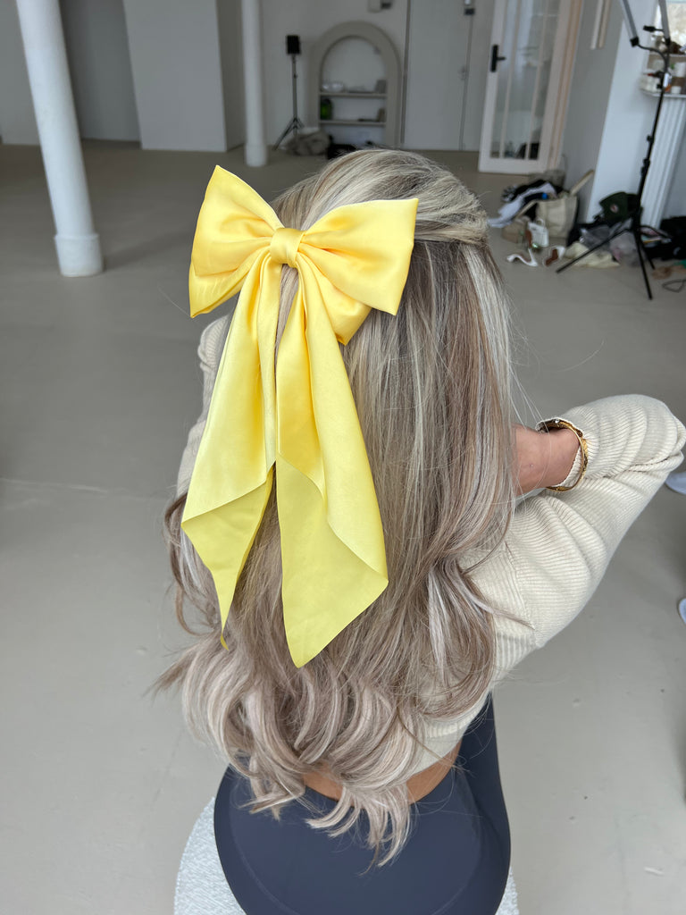 Hair Bow - Yellow – Sorelleuk