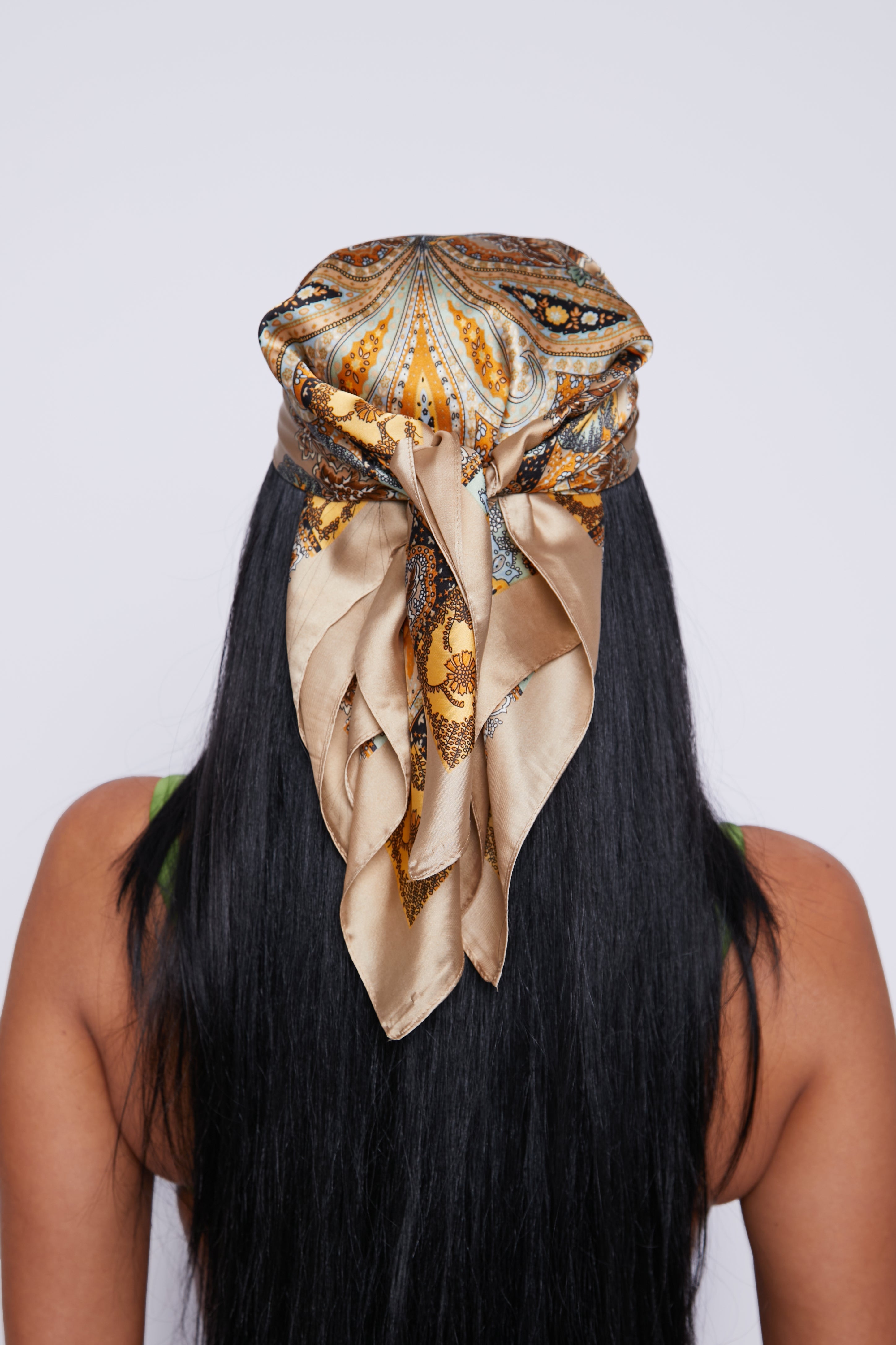 Bandana print scarf store